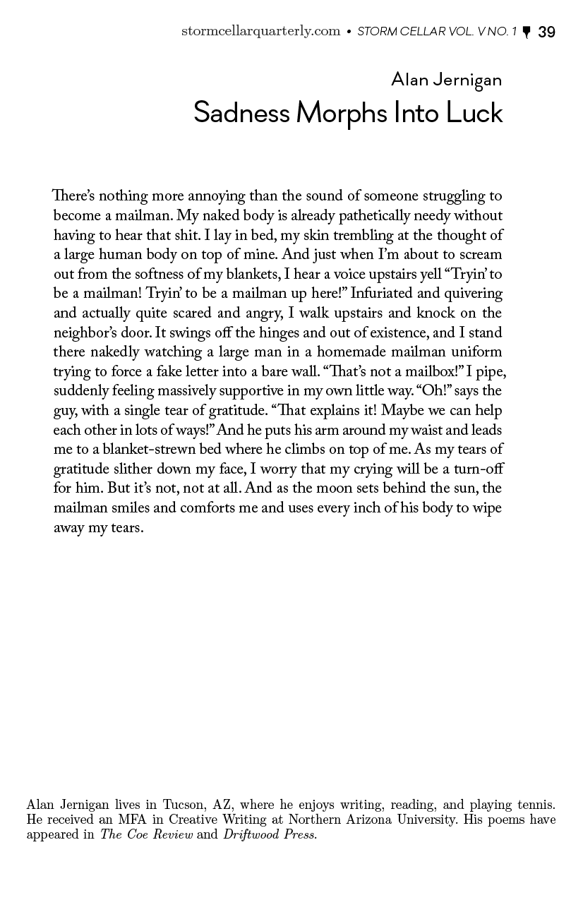 Alan Jernigan: two poems