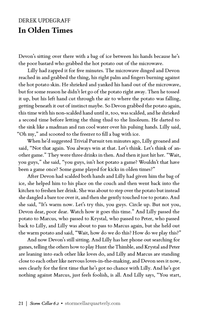 Derek Updegraff: In Olden Times